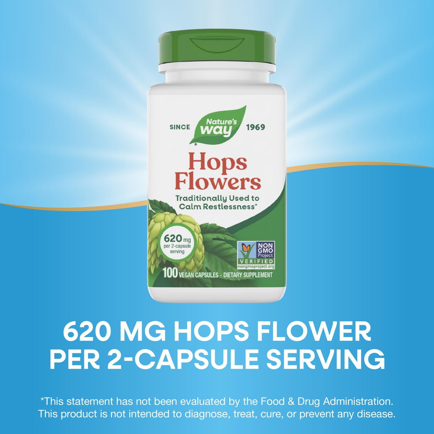 Hops Flowers for restful sleep