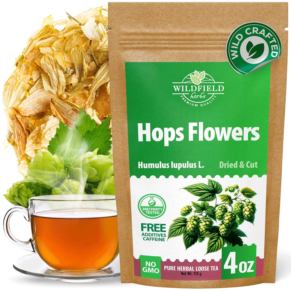 hops herb dried tea benefits