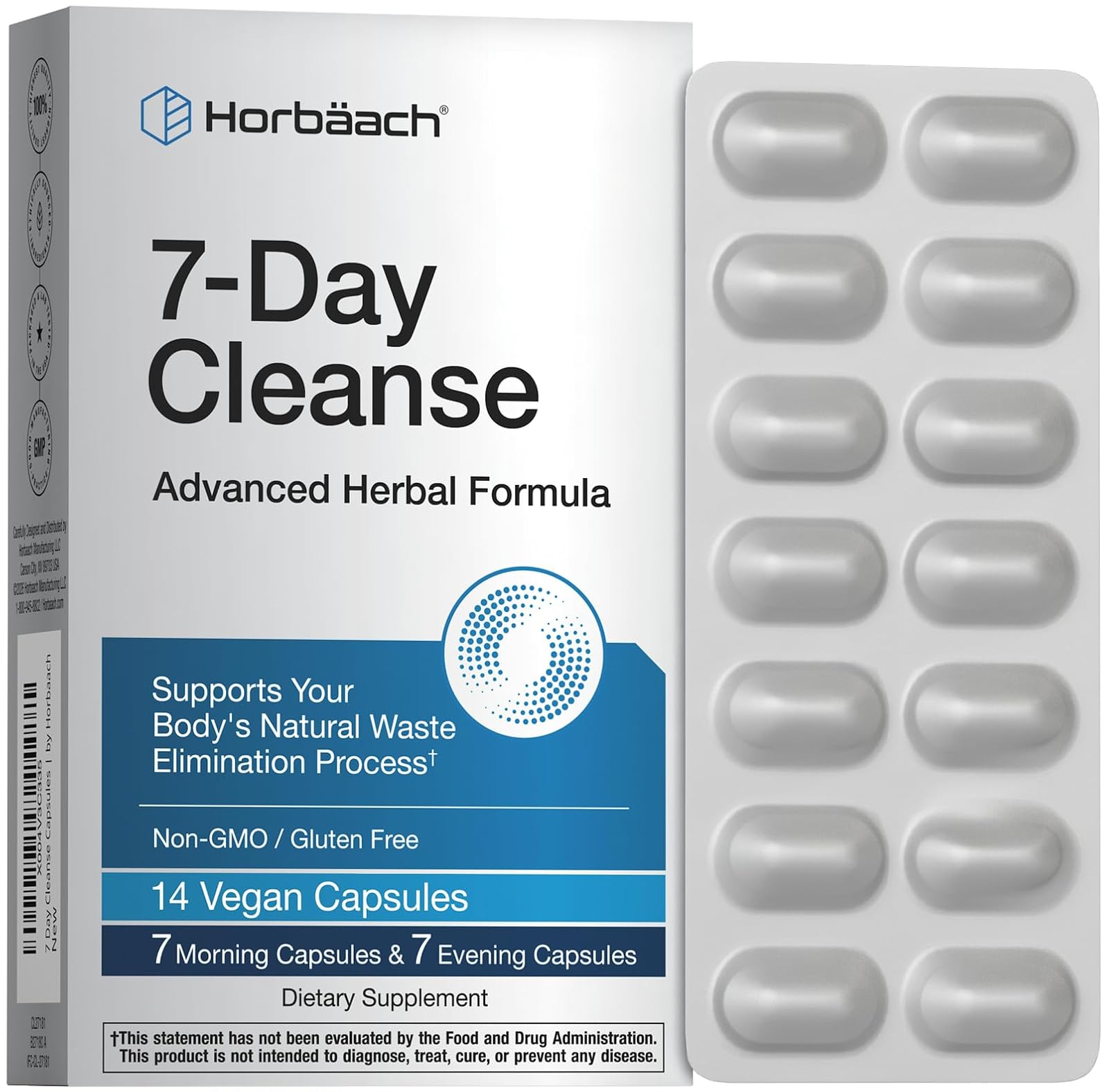 Horbäach 7 Day Cleanse vegan capsules