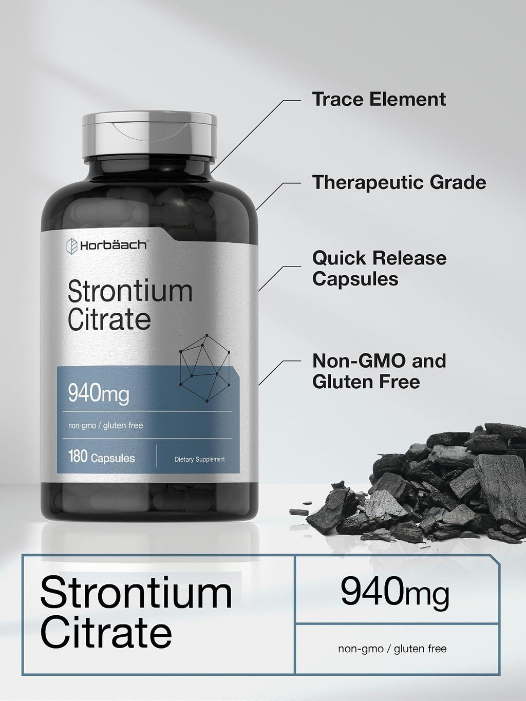 Horbäach 940 mg strontium supplement