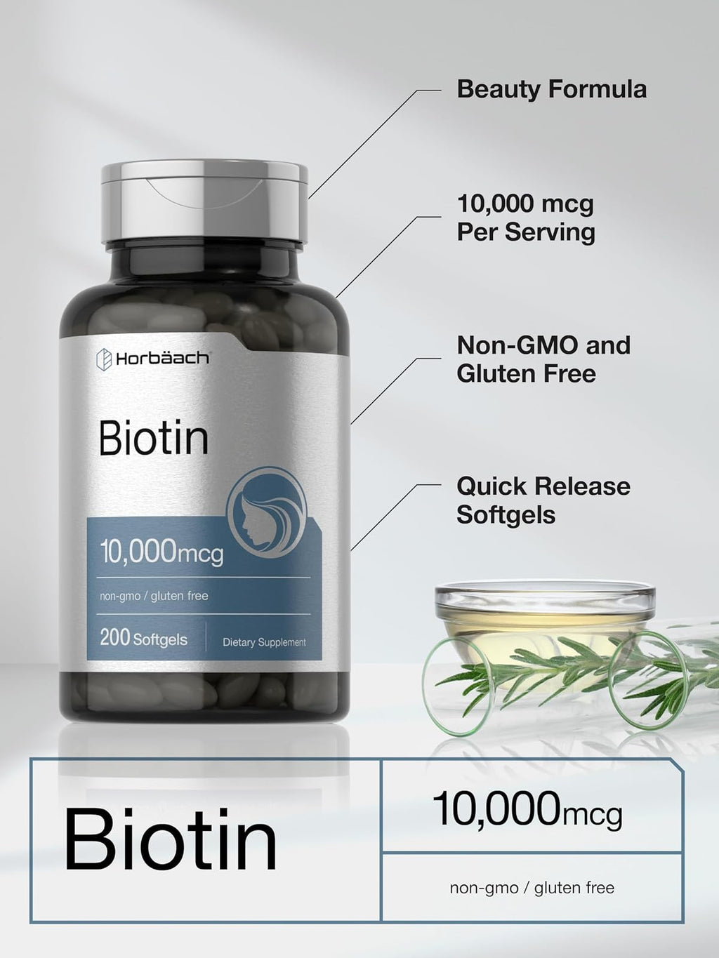 Horbäach biotin for nail strength