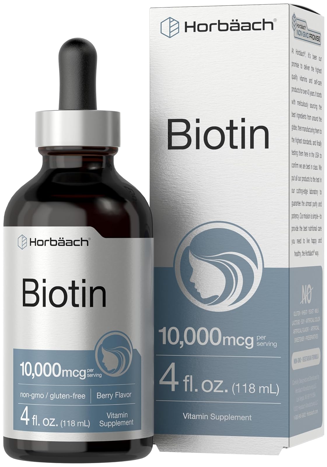 Horbäach Biotin liquid drops benefits