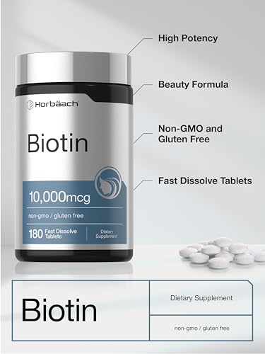 Horbäach biotin supports skin health