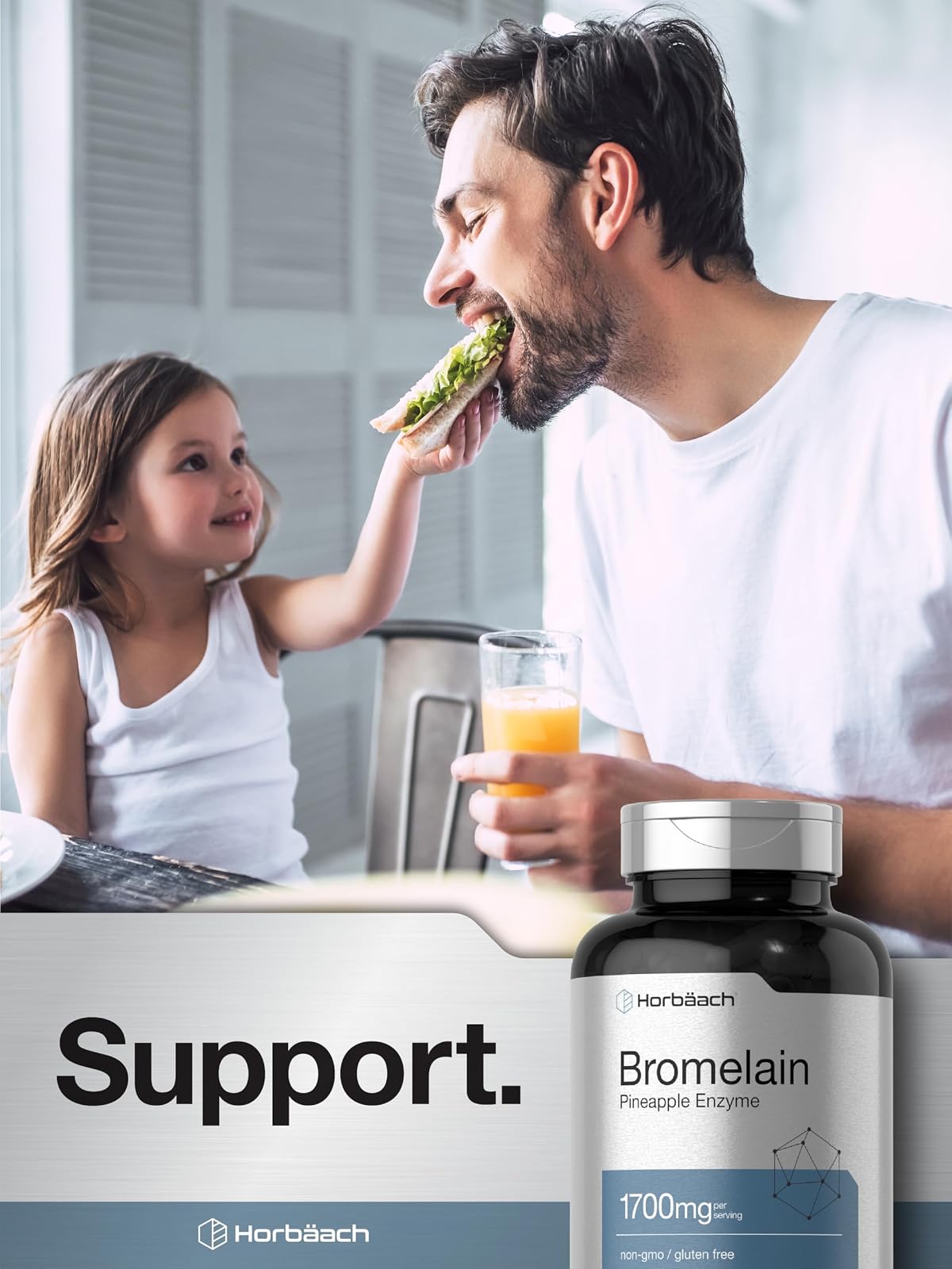 Horbäach bromelain for healthy digestion