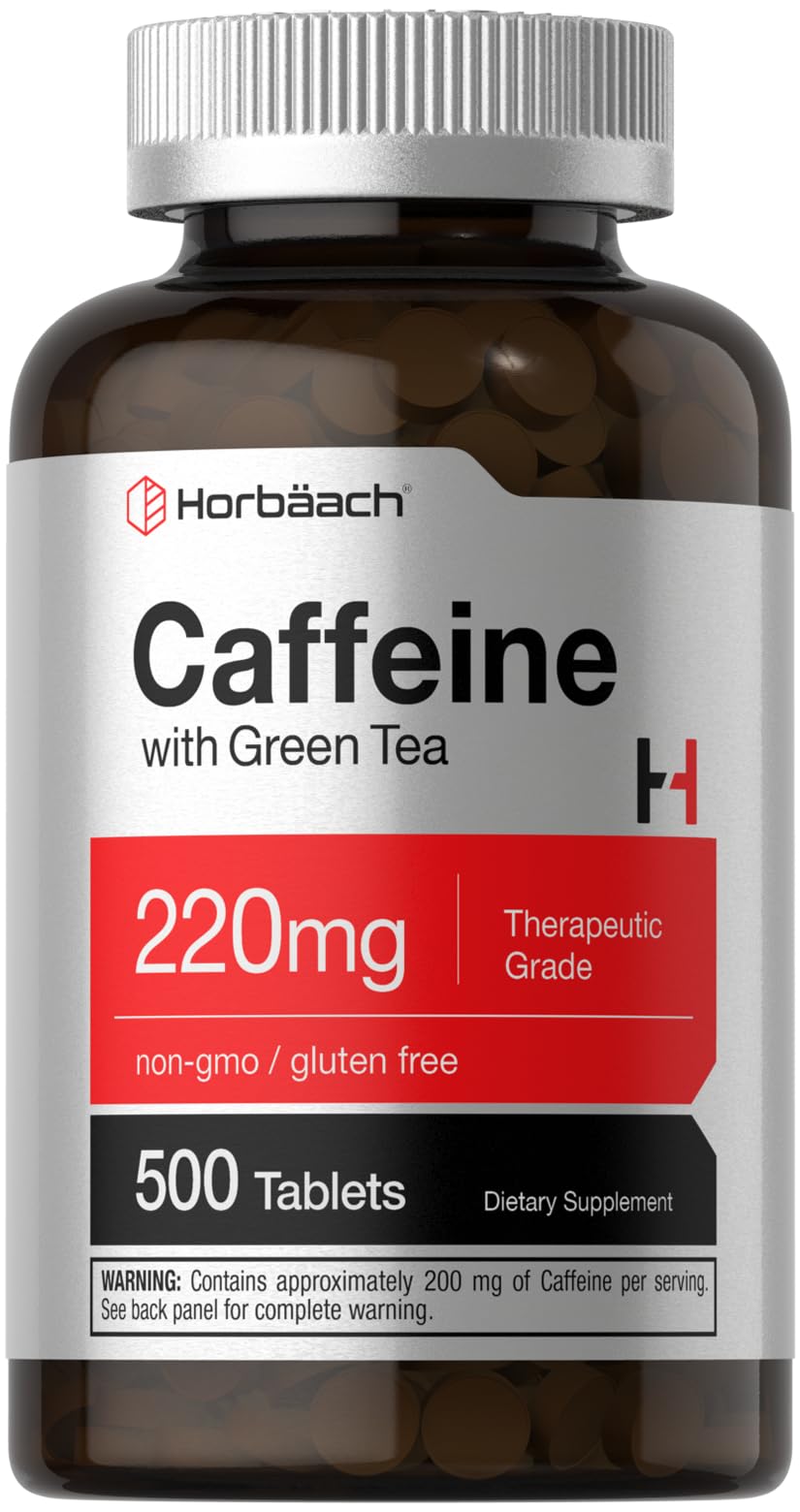 Horbäach caffeine tablets for energy