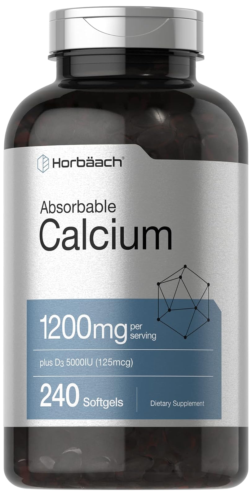 Horbäach calcium softgels for bone health