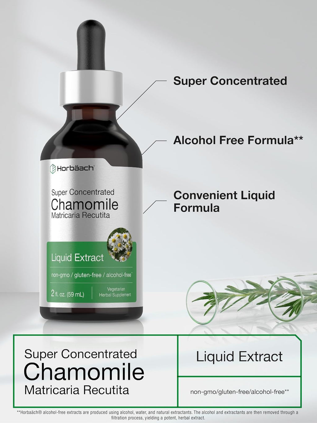 Horbäach chamomile extract benefits