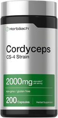 Horbäach cordyceps mushroom capsules