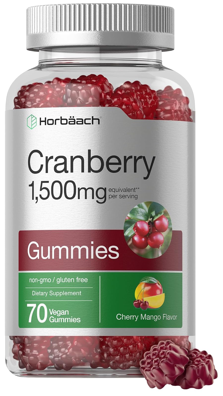 Horbäach cranberry gummies for women