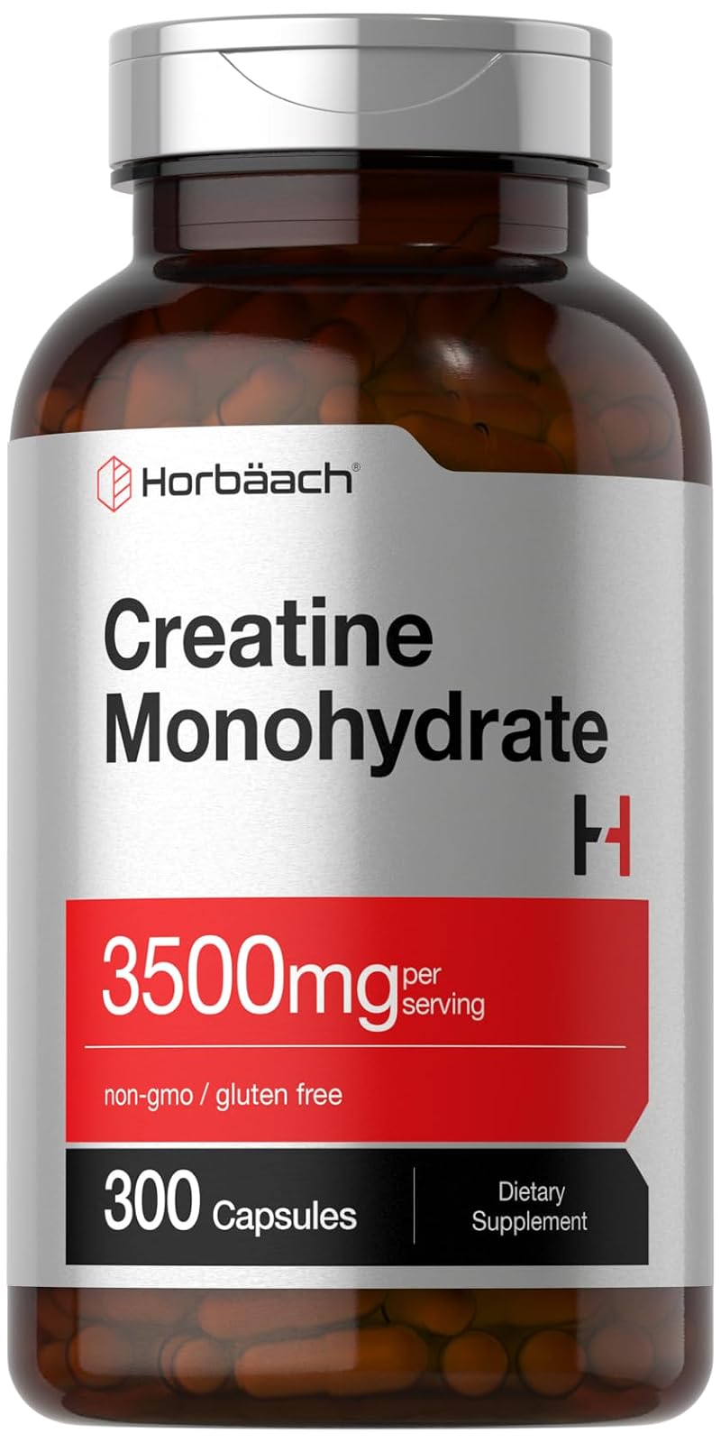 Horbäach creatine monohydrate capsules