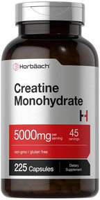 Horbäach creatine monohydrate capsules