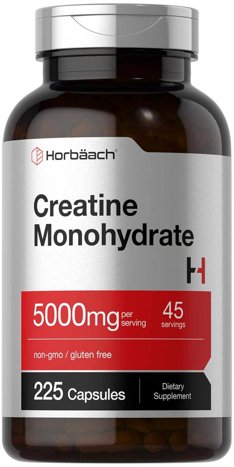 Horbäach creatine monohydrate capsules