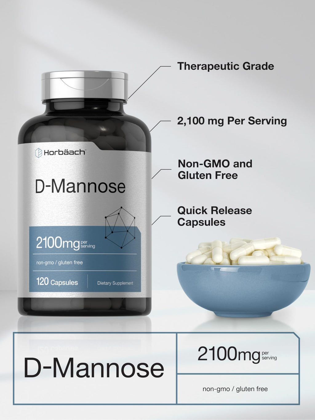 Horbäach D-Mannose for bladder health