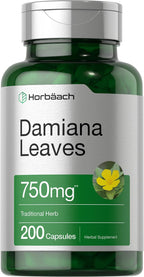 Horbäach Damiana leaf extract capsules