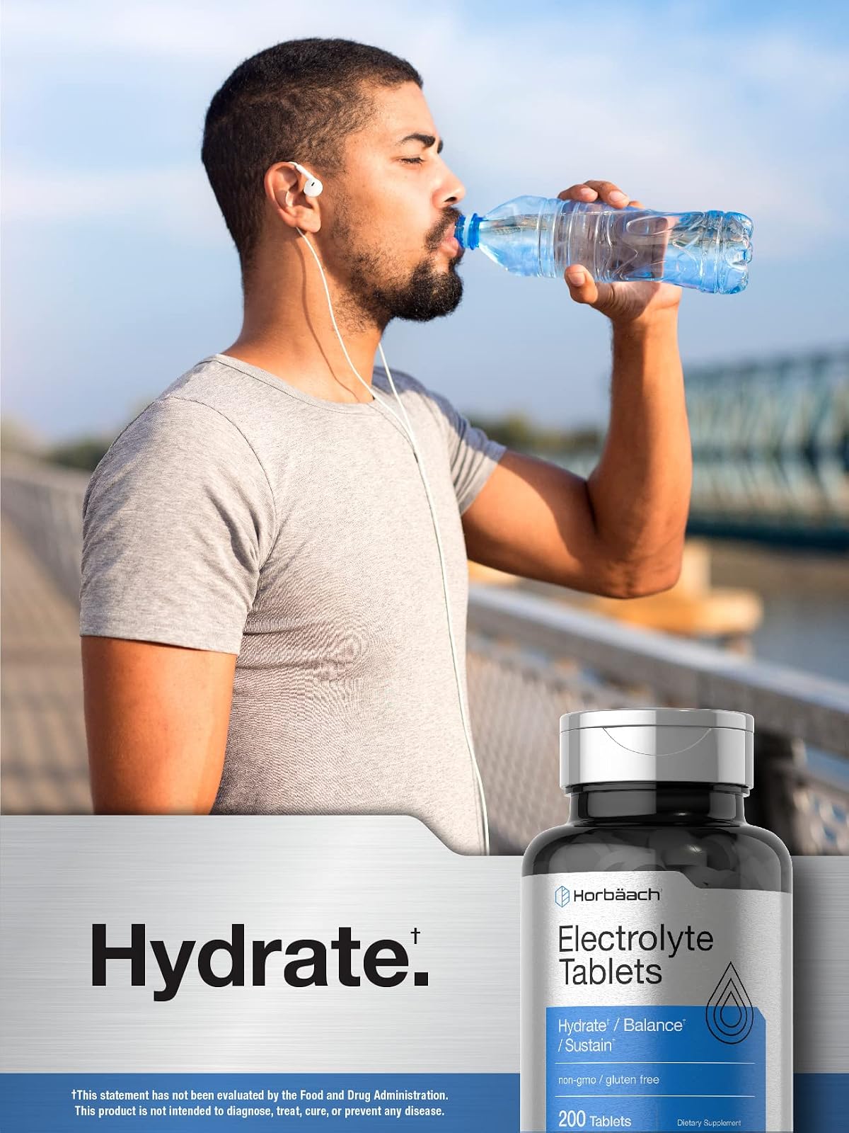 Horbäach electrolyte tablets for muscle support