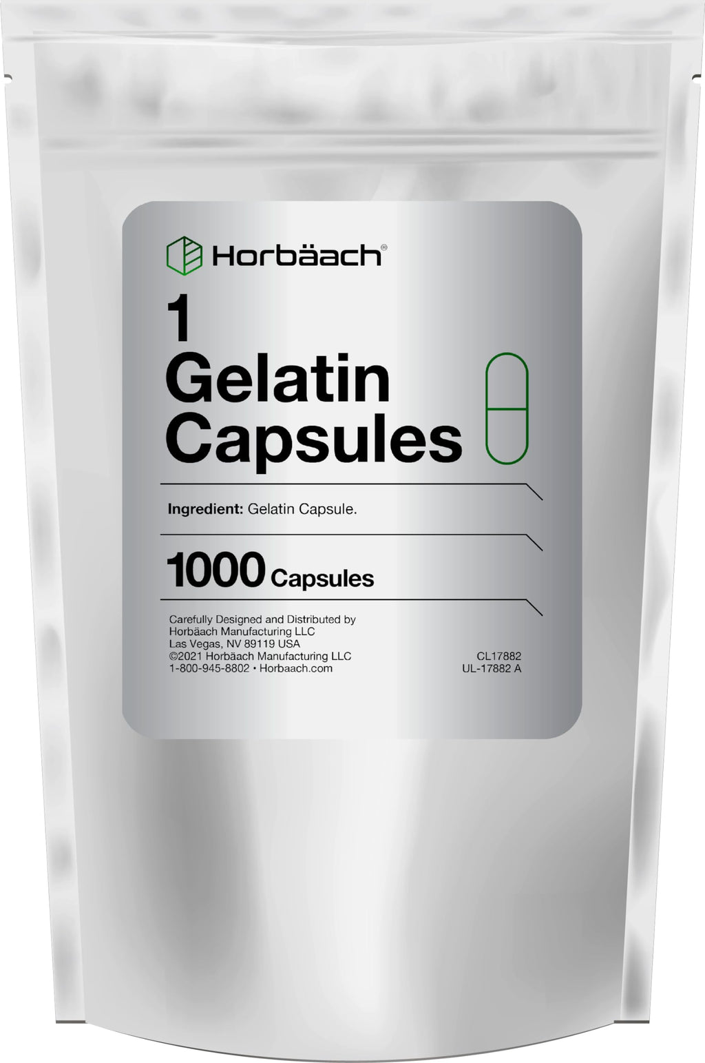 Horbäach empty gelatin capsules bulk