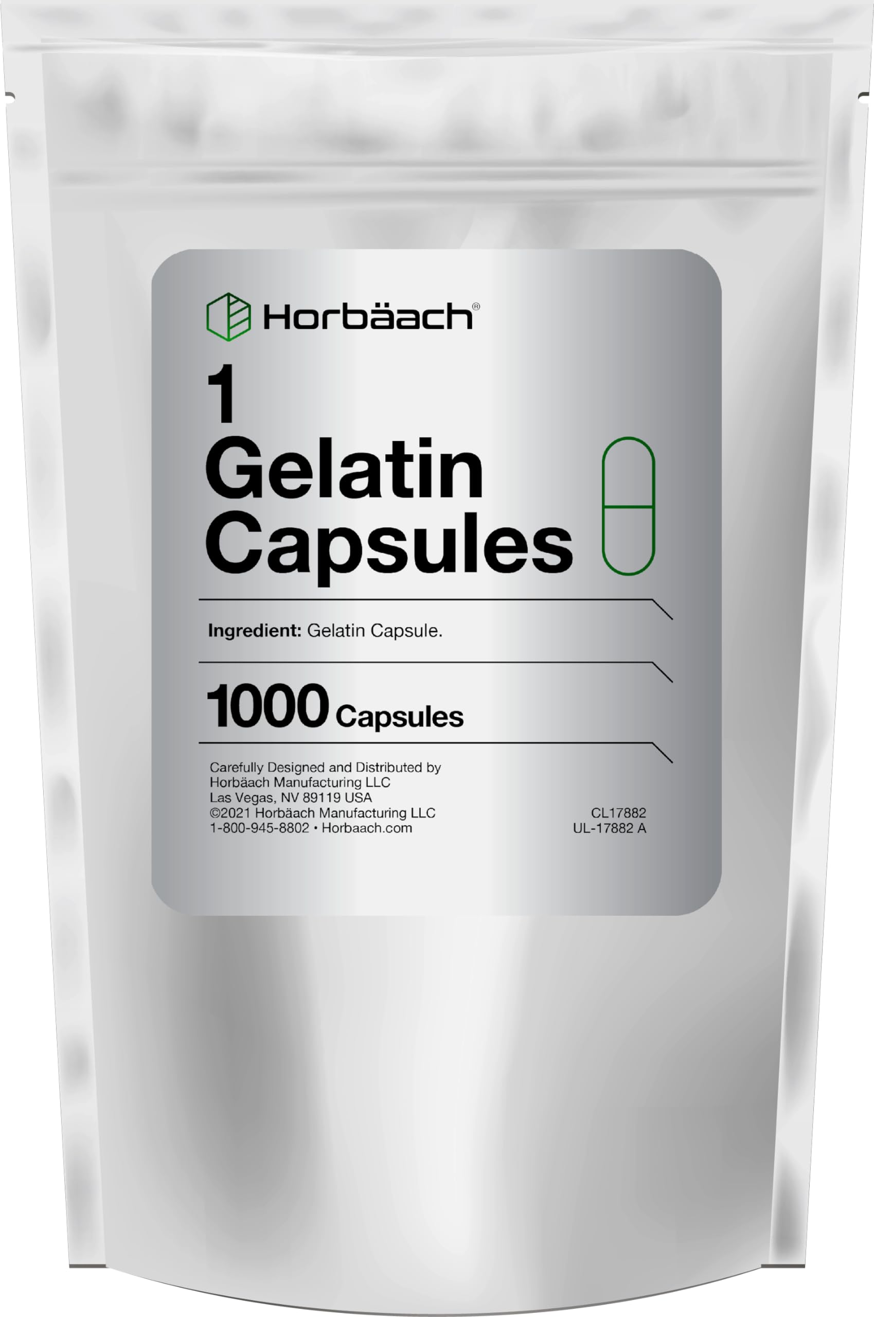 Horbäach empty gelatin capsules bulk