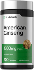 Horbäach ginseng capsules for energy