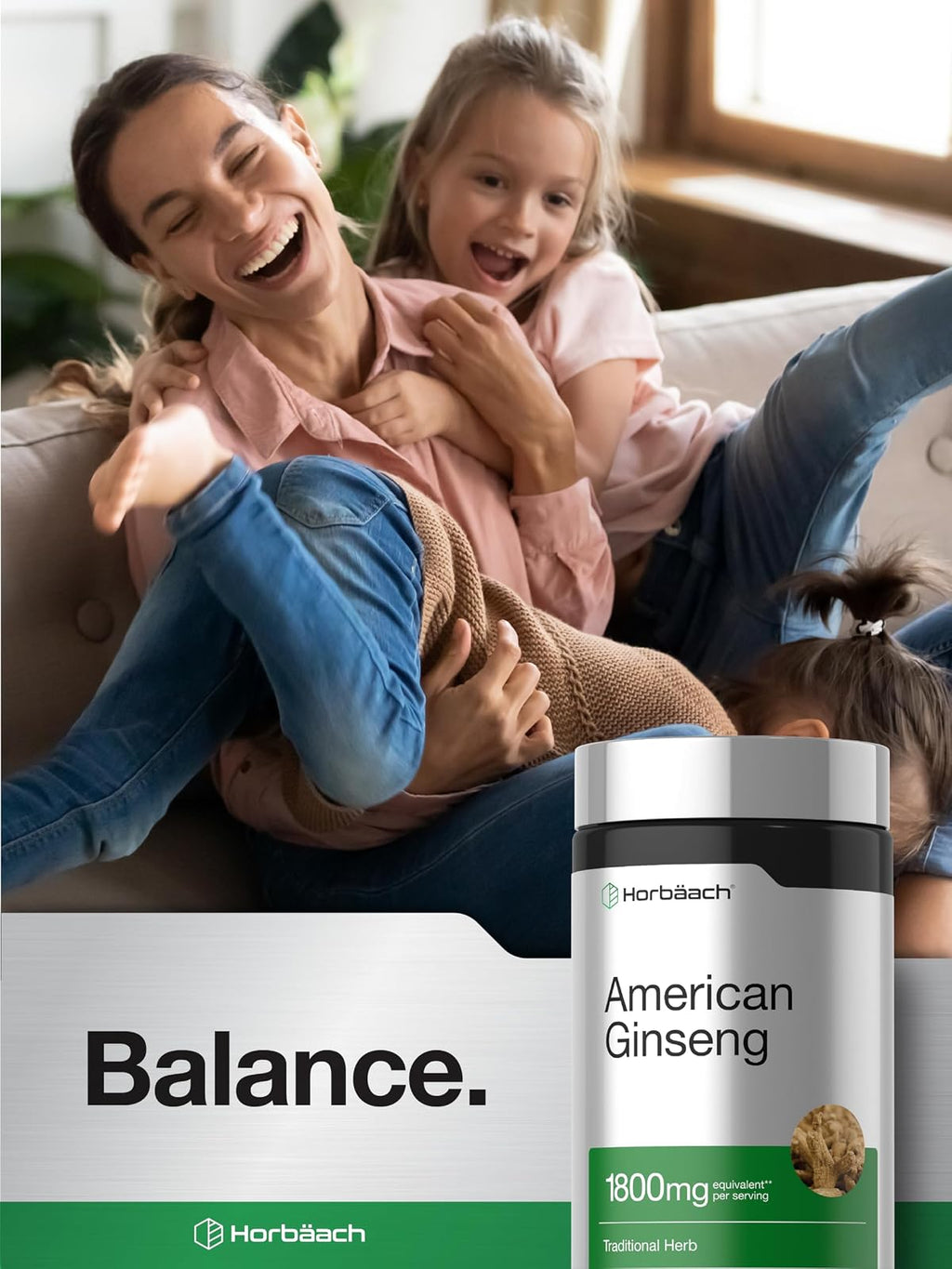 Horbäach ginseng capsules for wellness