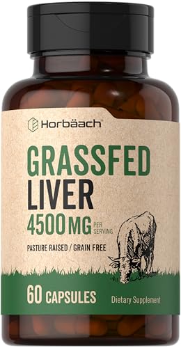 Horbäach grass fed beef liver capsules