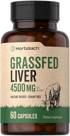 Horbäach grass fed beef liver capsules