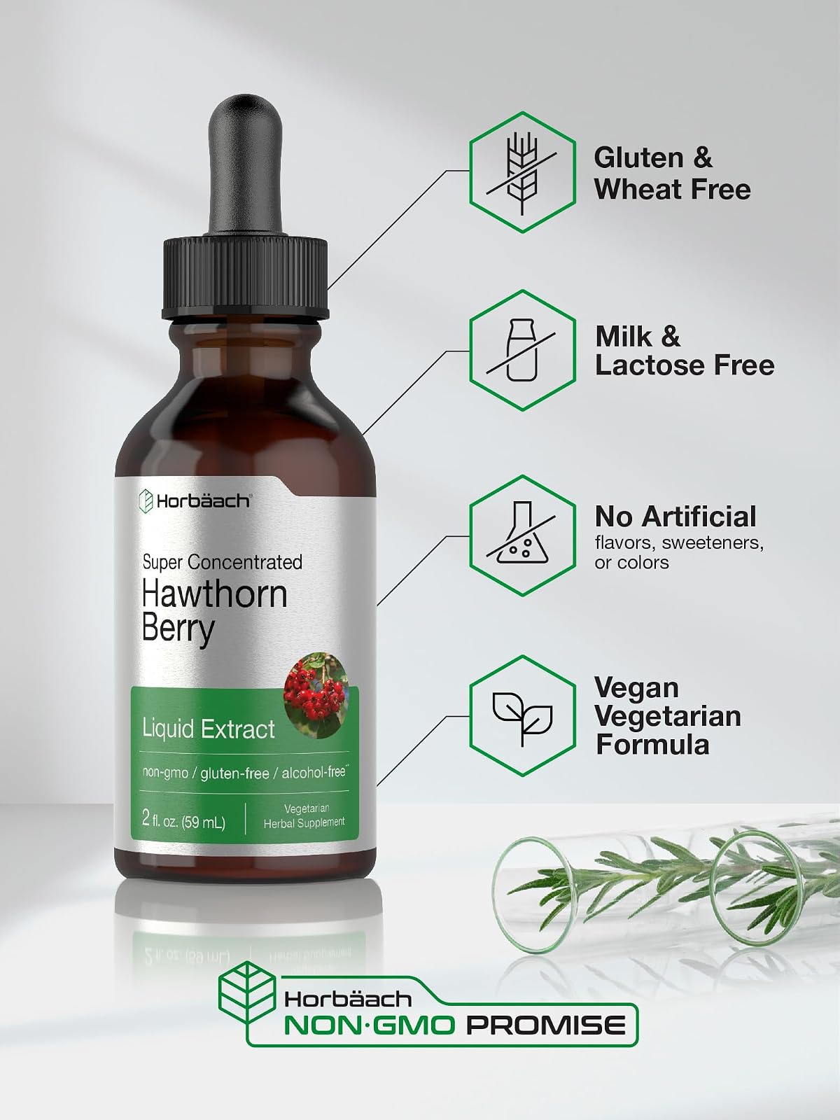 Horbäach hawthorn extract for digestive support
