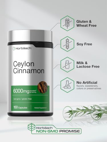 Horbäach herbal Ceylon cinnamon capsules