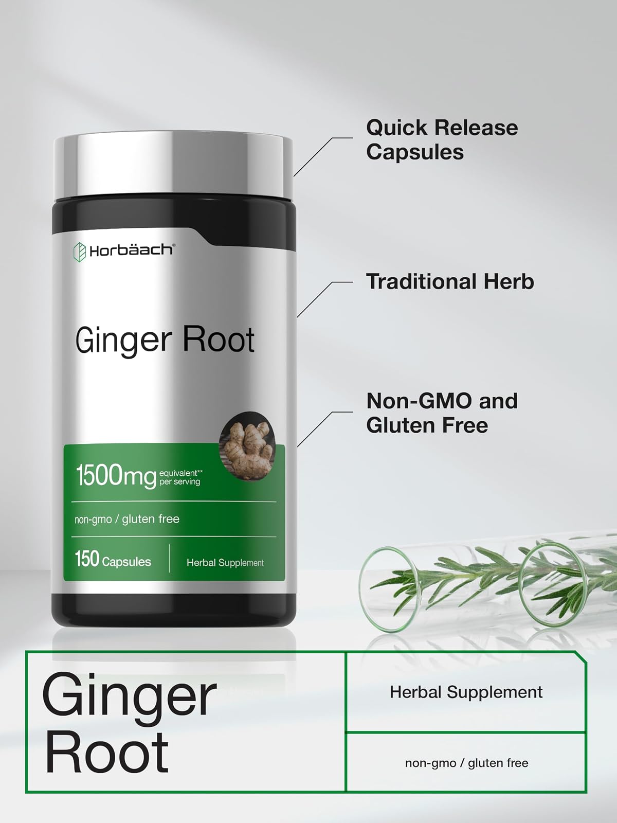 Horbäach herbal ginger root extract