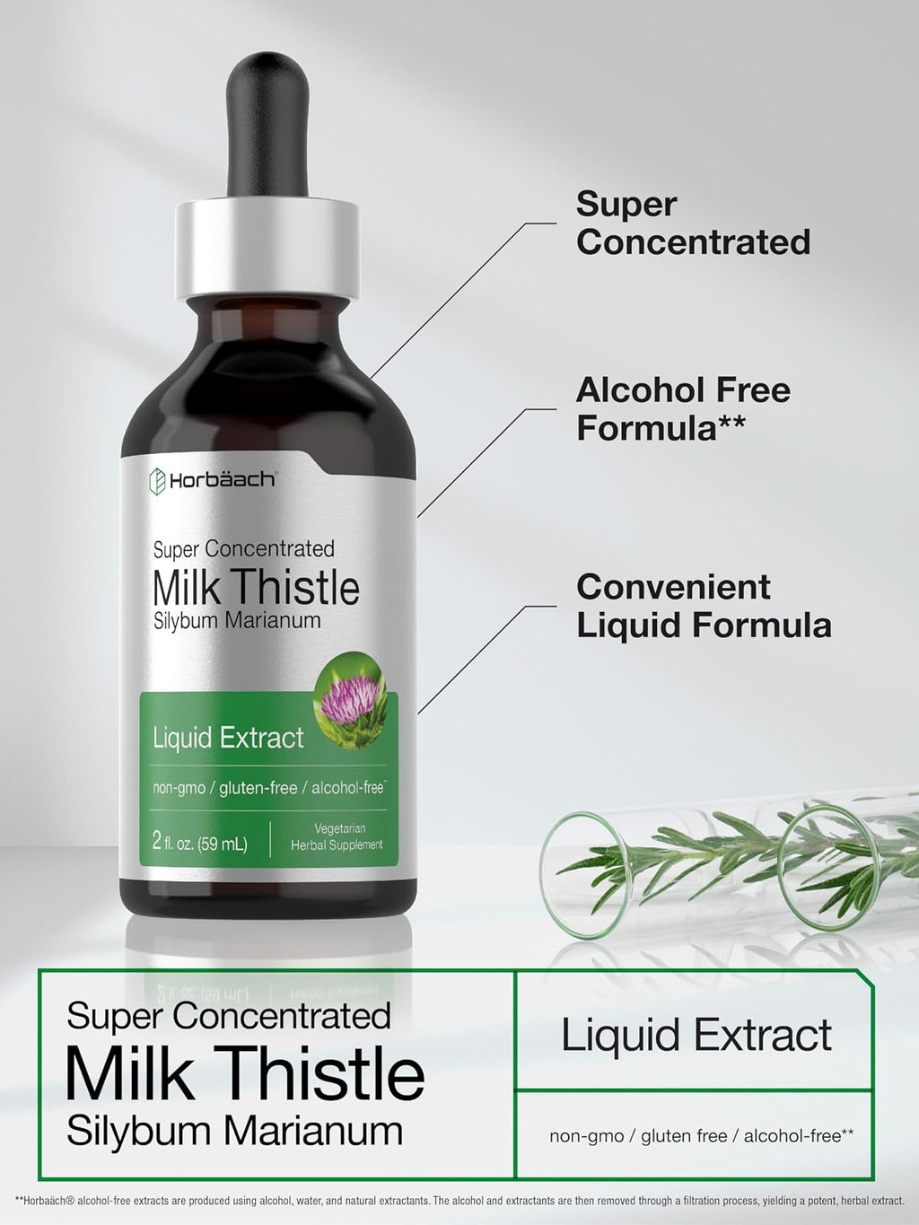 Horbäach herbal milk thistle extract