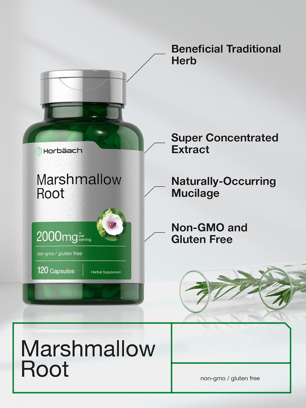 Horbäach herbal supplement for throat health