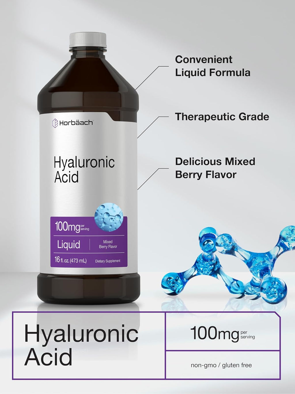 Horbäach hyaluronic acid for hydration