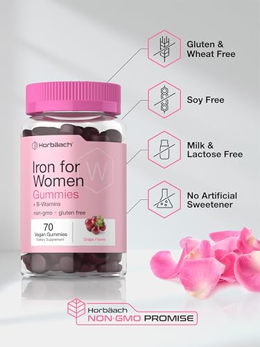 Horbäach iron gummies 70 count