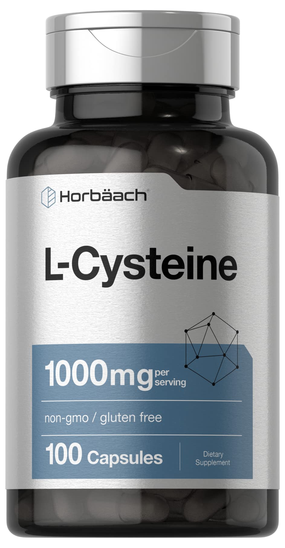 Horbäach L-Cysteine 1000mg capsules