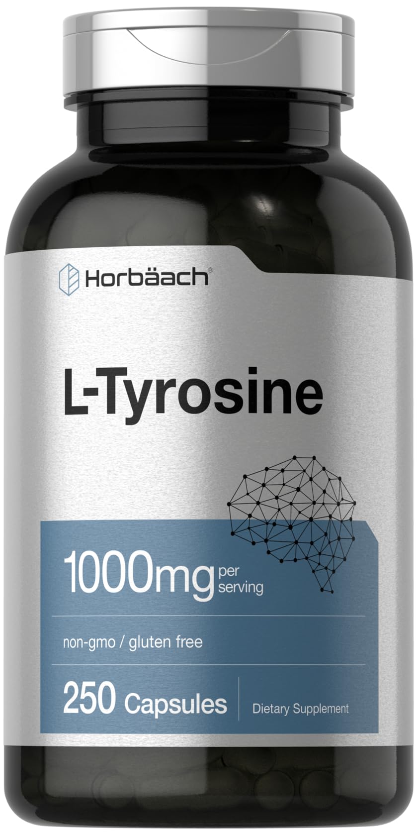 Horbäach L-Tyrosine 1000mg capsules