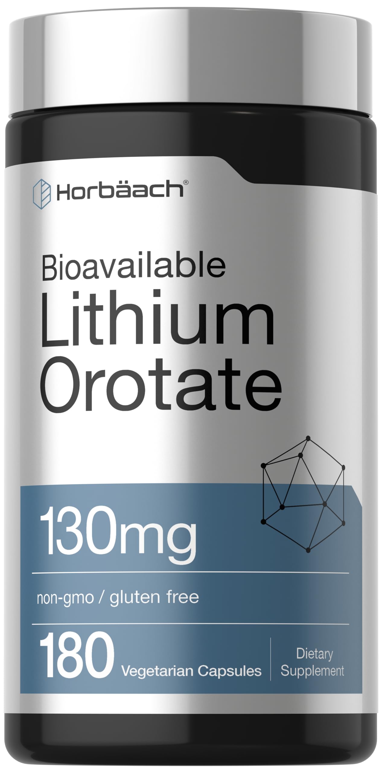 Horbäach Lithium Orotate capsules