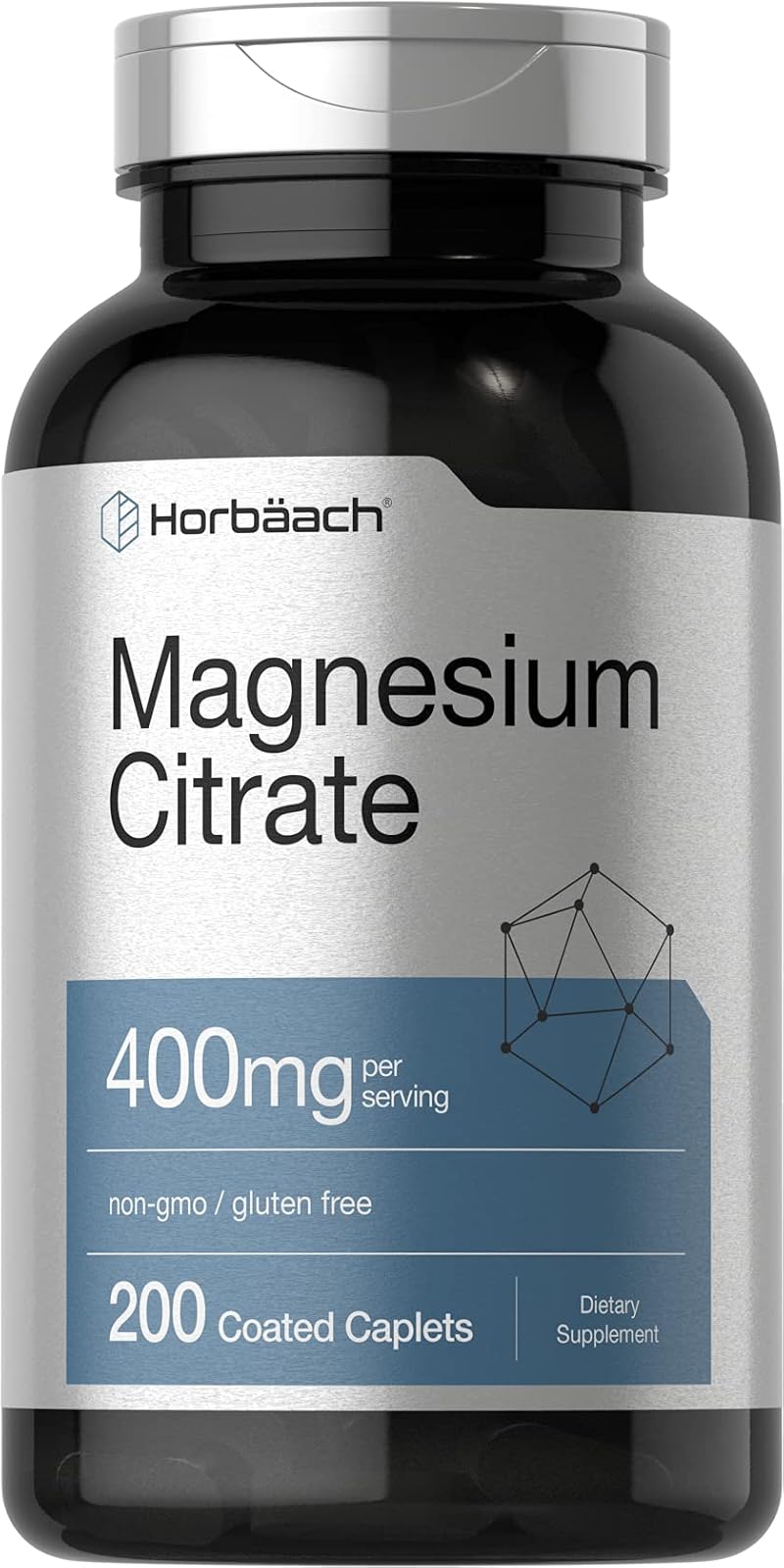 Horbäach magnesium citrate caplets for relaxation