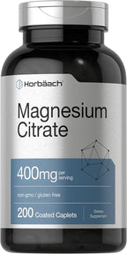 Horbäach magnesium citrate caplets for relaxation
