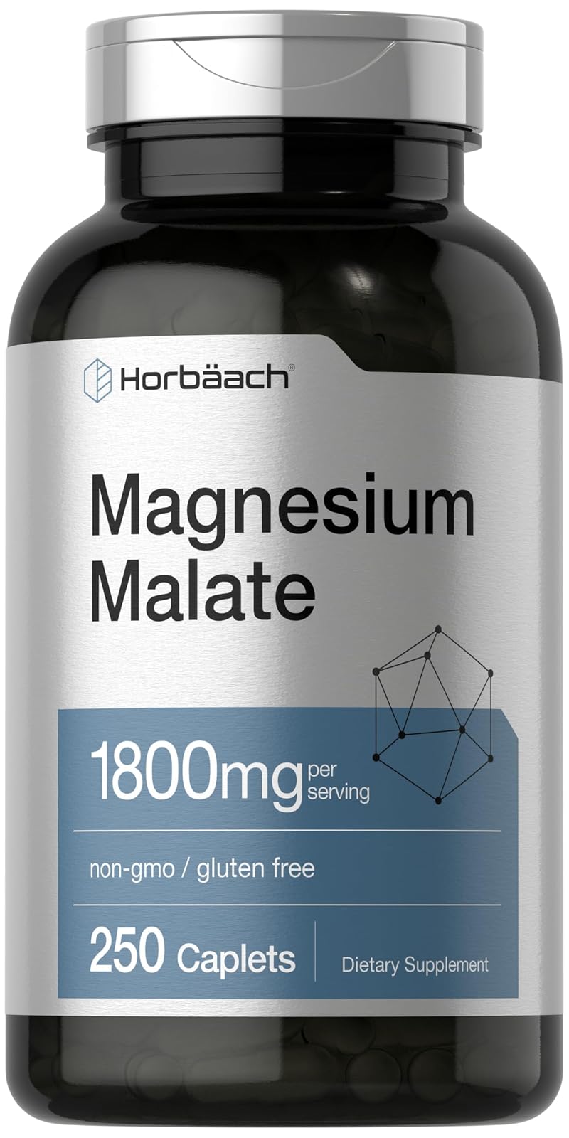 Horbäach magnesium malate caplets for energy