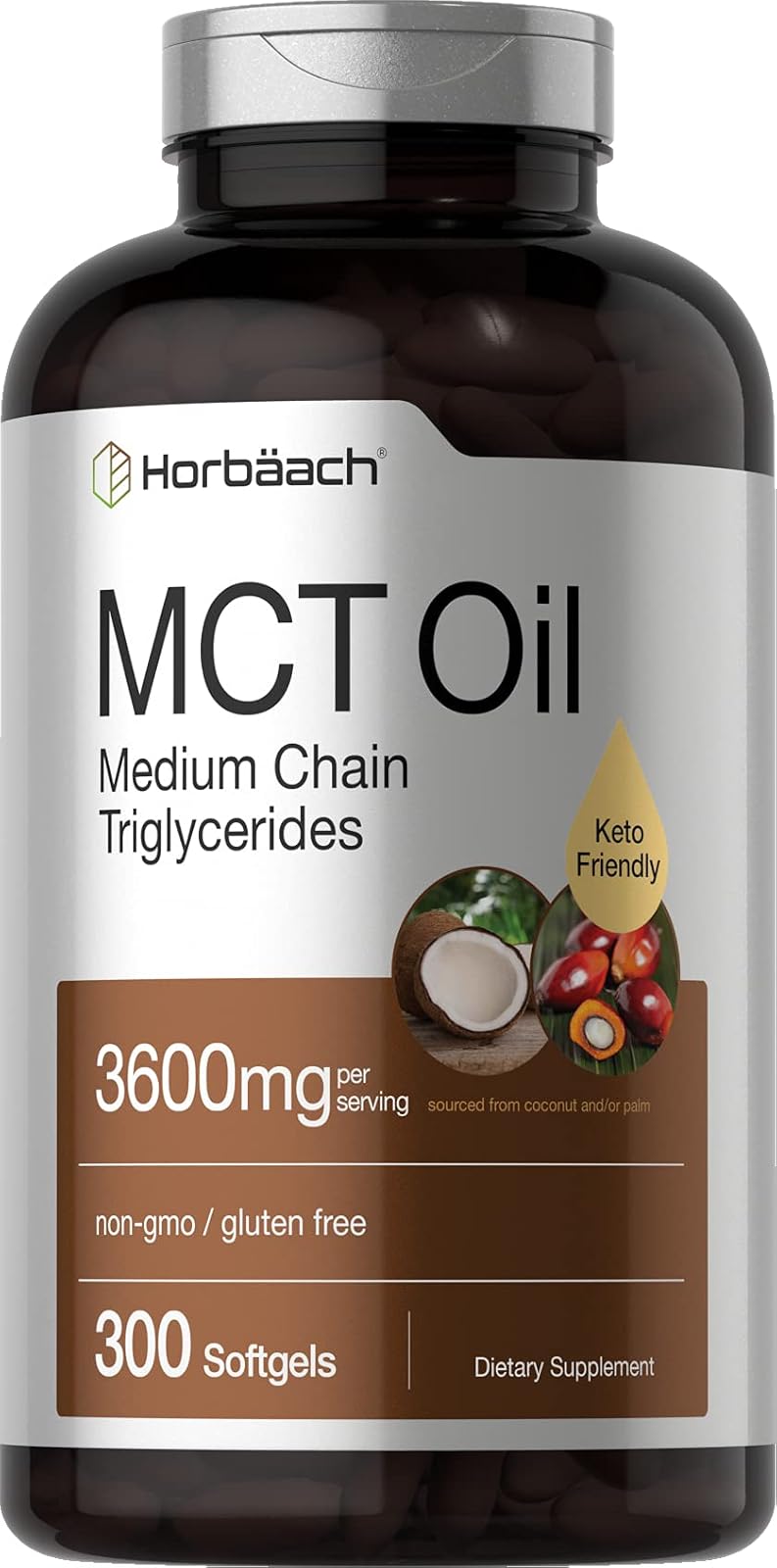 Horbäach MCT oil softgels for energy