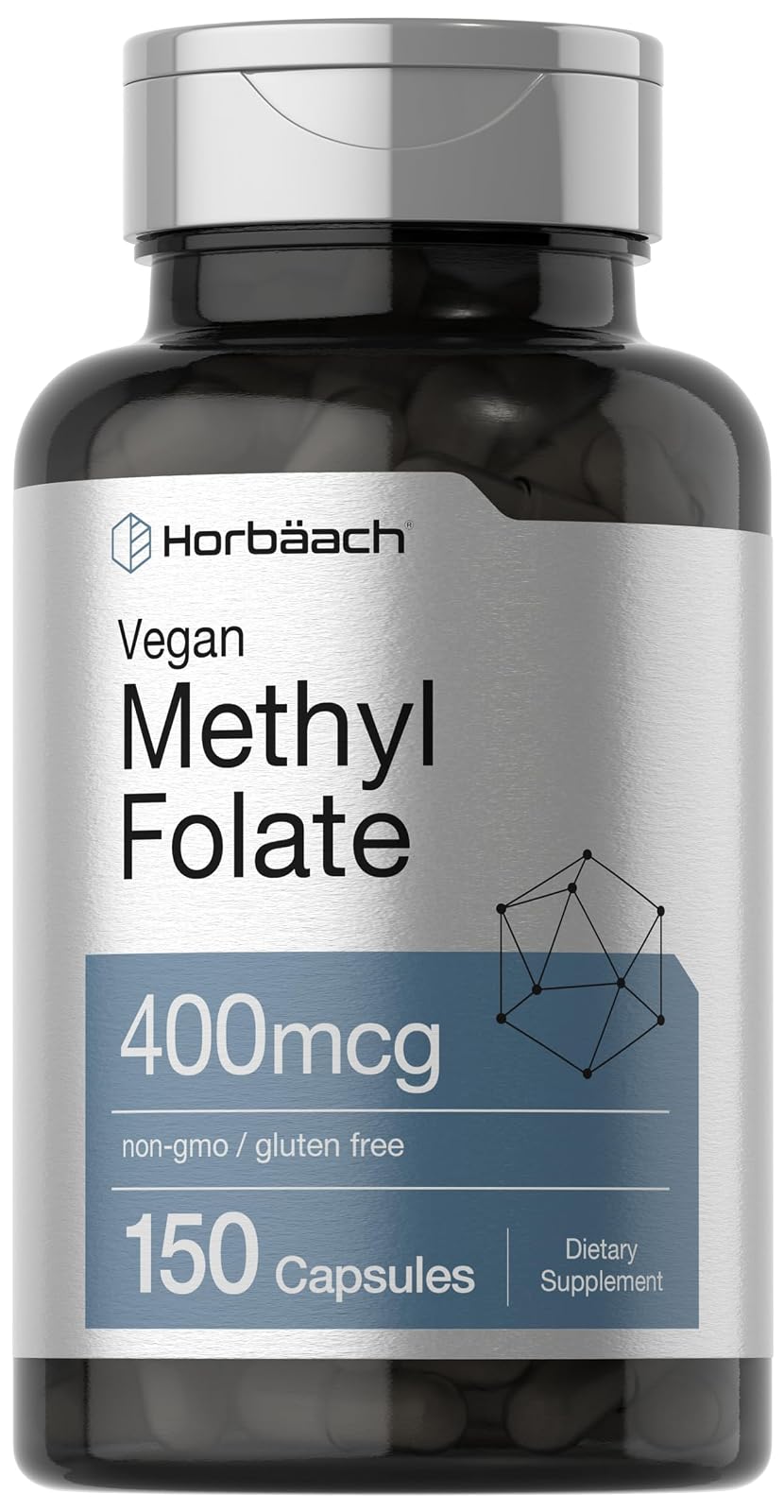 Horbäach methyl folate 400 mcg capsules