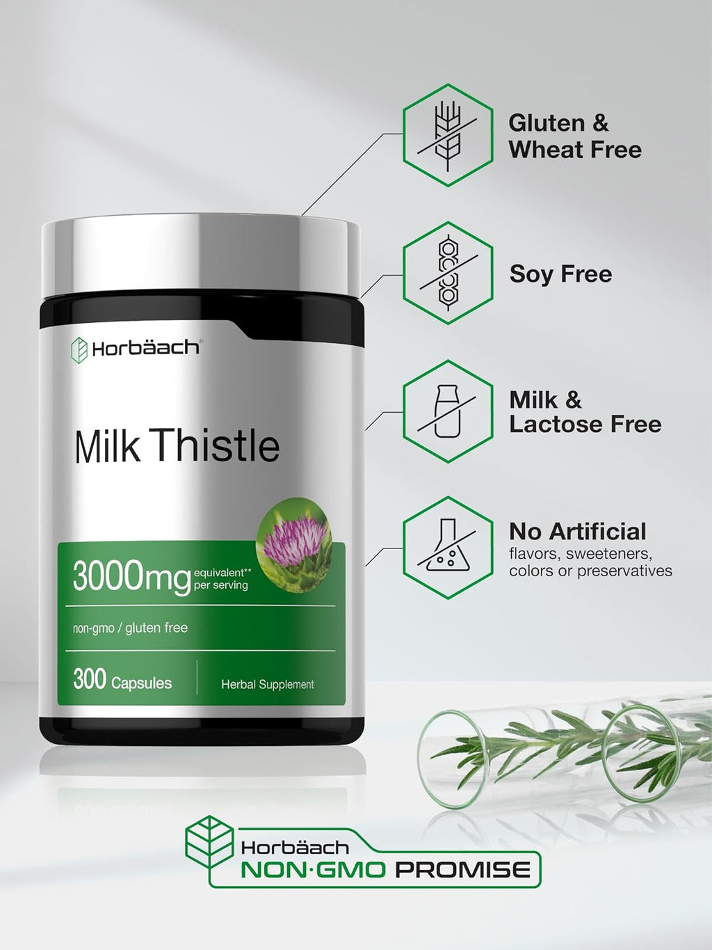 Horbäach milk thistle for overall vitality