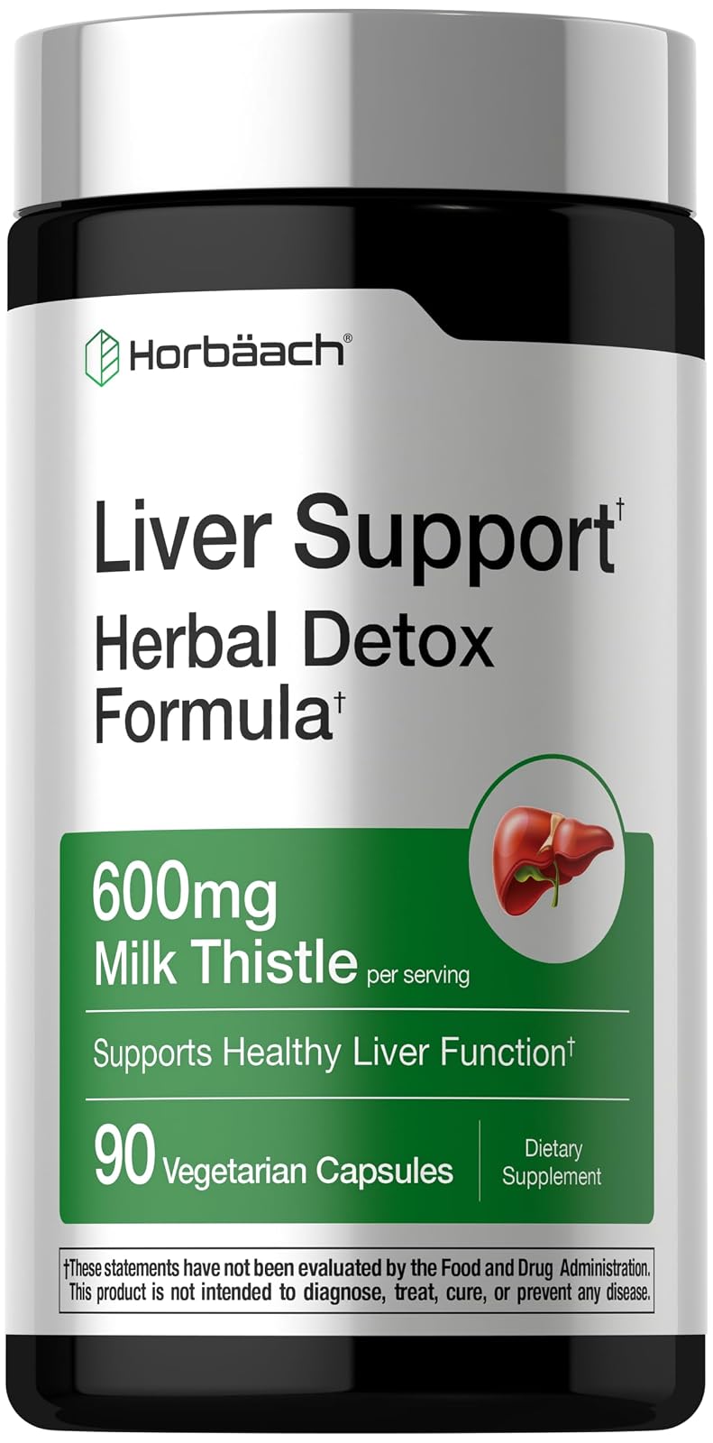 Horbäach Milk Thistle vegetarian capsules