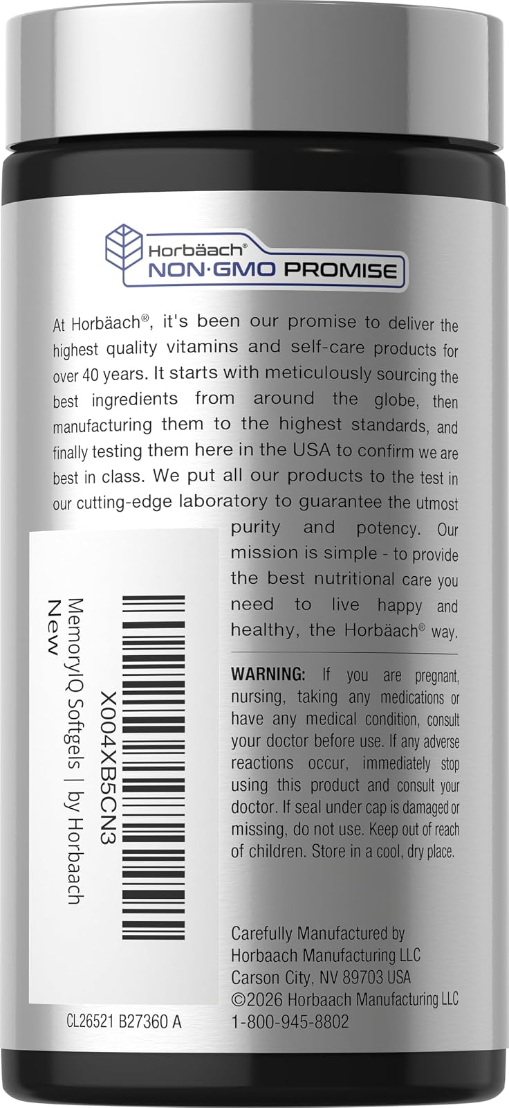 Horbäach multivitamins for mental clarity