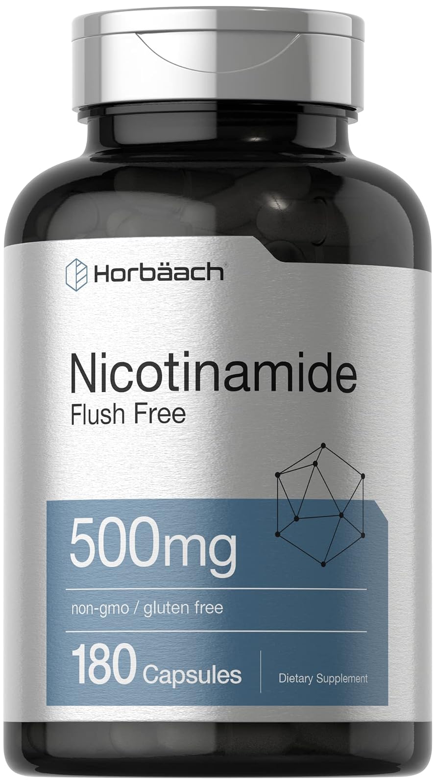 Horbäach Nicotinamide 500 mg capsules
