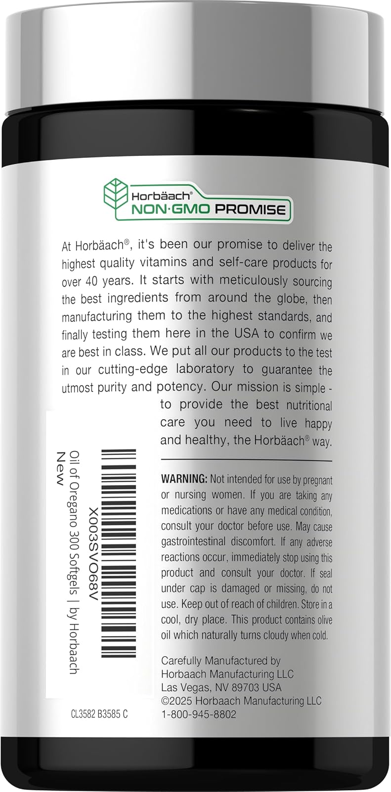 Horbäach oregano oil 1000 mg