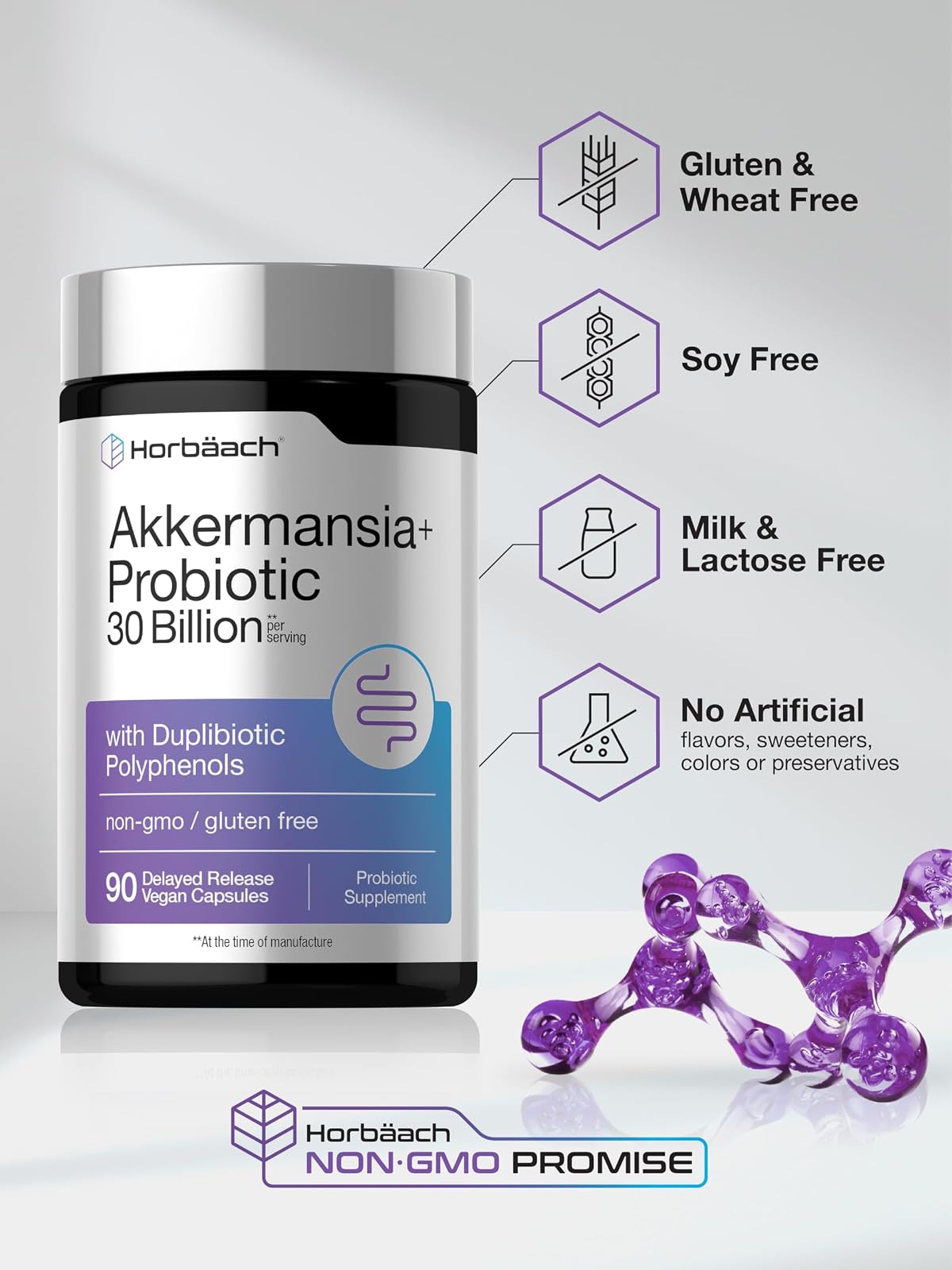 Horbäach probiotics for balanced microbiome