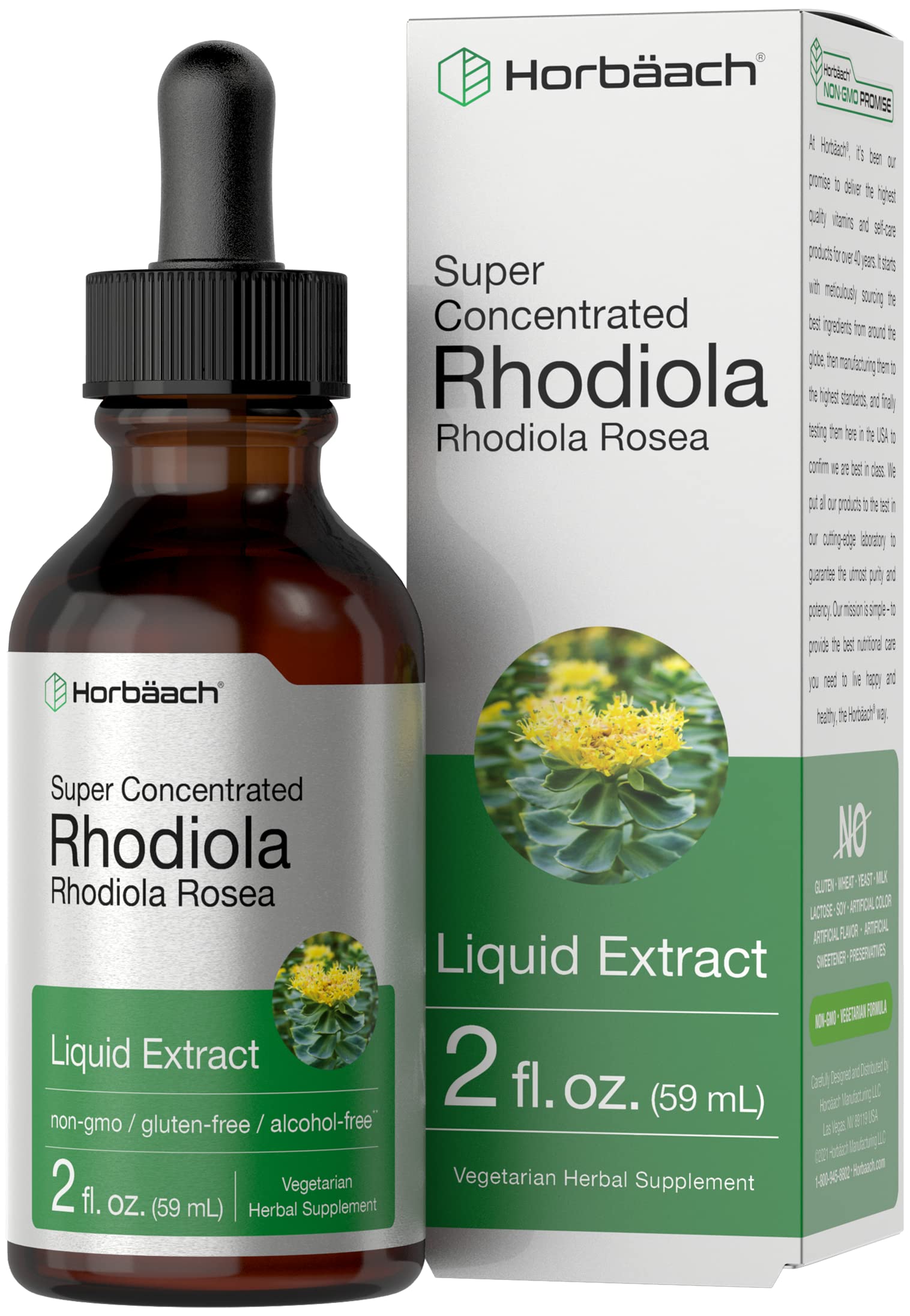 Horbäach Rhodiola Rosea tincture benefits