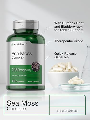 Horbäach sea moss capsules for skin health