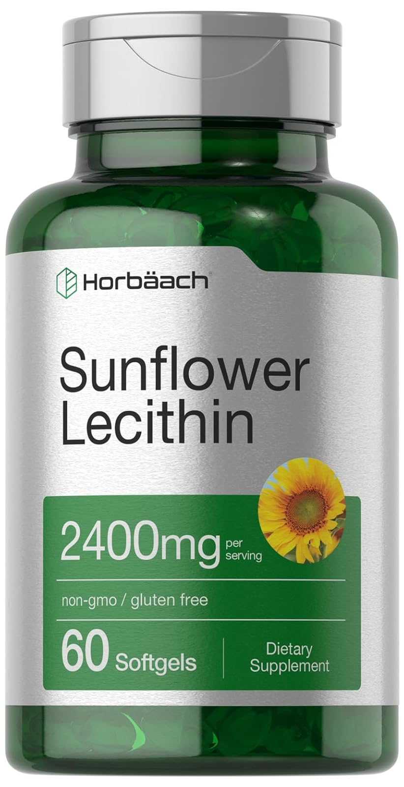 Horbäach sunflower lecithin softgels