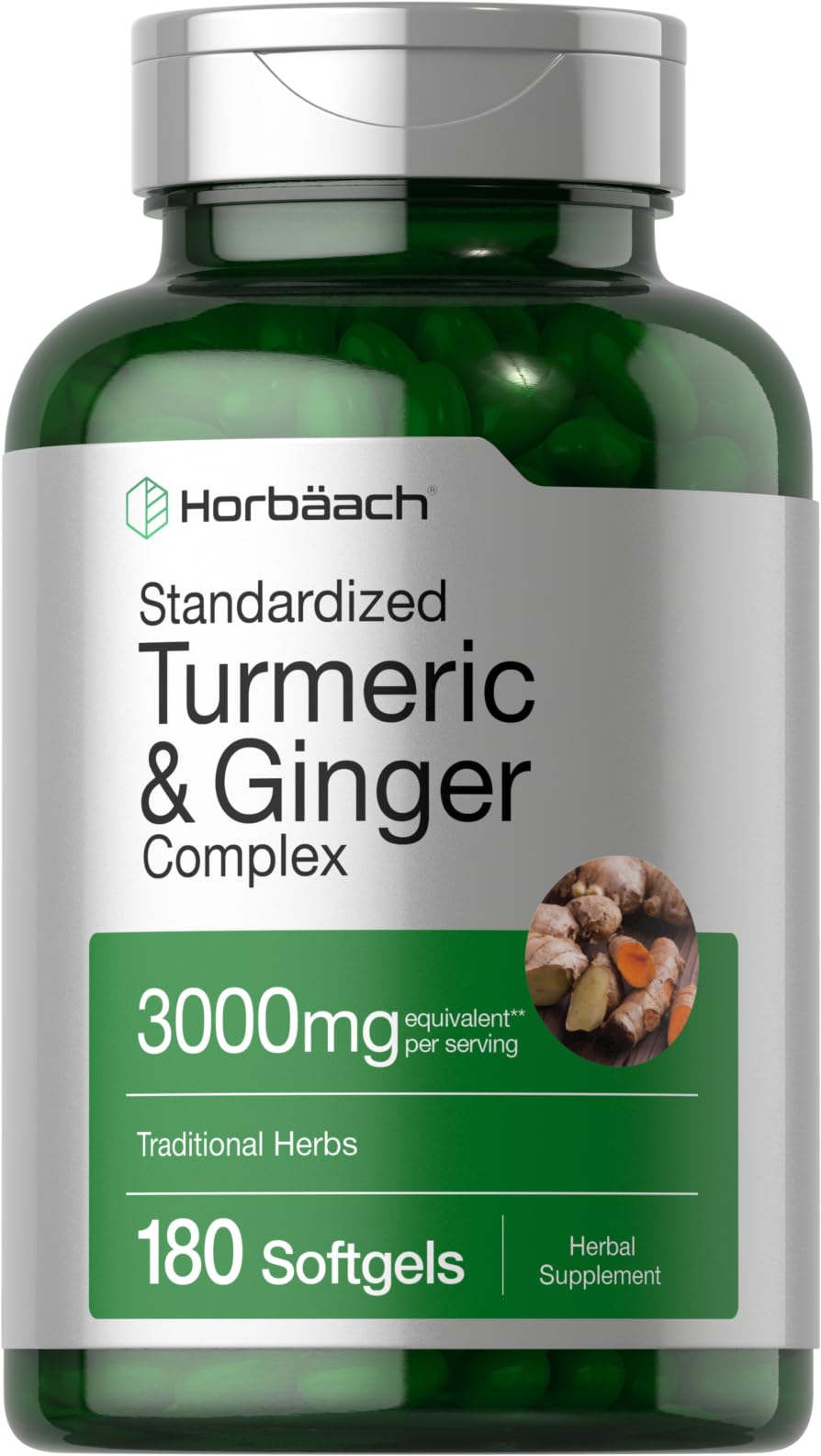 Horbäach turmeric supplement with ginger